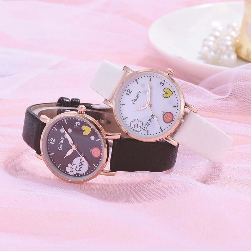 Kids Pattern Quartz Watch Set For Girls – WATCH STORE